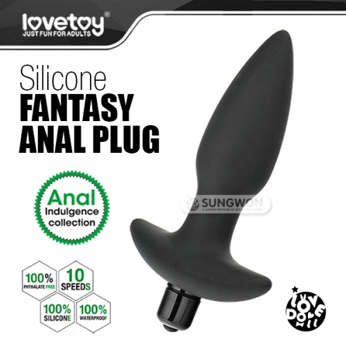 [애널진동마사지] 실리콘 환타지 애널 플러그 (10단계 진동 오르가즘, 100% 생활방수) > 전립선 바이브 - IVANCITY